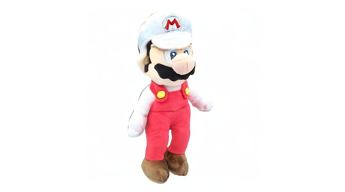 Little Buddy Fire Mario Plush Toy - Super Mario All Star Collection