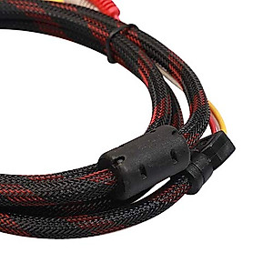 hudiemm0B Adapter, 5ft HDMI Male to RCA Video Audio AV Cable Adapter for PS3 Xbox One Wii SG