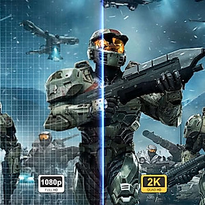 Redragon 27" 144hz/165HZ Curve Gaming Monitor, QHD 2K (2560X1440) IPS Frameless Computer Monitor, 1ms Response Time, Fully Compatible, VESA Wall Mount