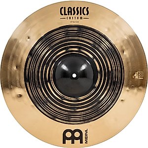 Meinl Cymbals Classics Custom Dual 20" Crash Cymbal for Drum Set, Dark/Brilliant — Made in Germany — B12 Bronze, 2-Year Warranty, (CC20DUC)