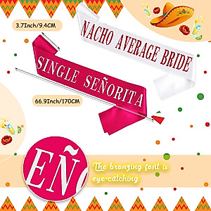 10 Pack Bachelorette Sashes 1 Bride Tribe Sashes and 9 Bridesmaid Sashes Hot Pink Bride Sash for Final Fiesta Bachelorette Maid of Honor Party Decorations Supplies Bridal Shower Favors Gift