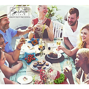 Servette Home Pink Melamine Starfish Plate