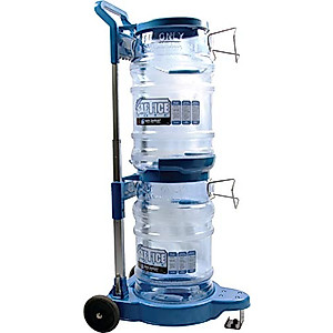 San Jamar SICART60 Saf-T-Ice Cart for use with 2 Saf-T-Ice SI6000