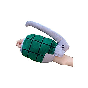 Lixinya Anime Plush Prop Soft Gloves Grenade Plush Pillow Cushion 2pcs