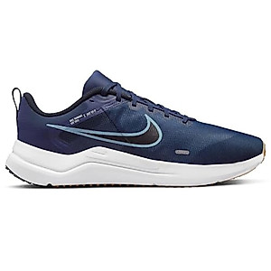 Nike Downshifter 12 Mens Running Trainers DD9293 Sneakers Shoes (UK 10 US 11 EU 45, Midnight Navy Worn Blue 400)