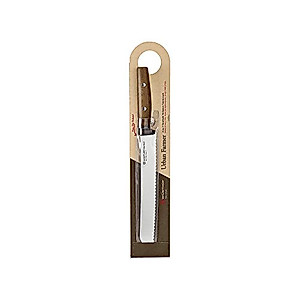 Wüsthof Urban Farmer 9" Serrated Bread Knife, Brown