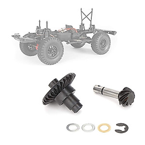 RC Car Gear, 8/30 Reverse Gear Ratio 40 Steel Bevel Gear for Front Axle Driver Available for Axial SCX10 II 90047 90046 RC Model Car