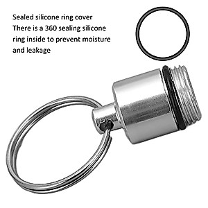 Drone Metal Storage Tank,Multifuctional Waterproof Rocker Storage Bottle RC Drone Accessory