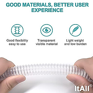 2PCS Replacement Tube Assembly for Wi. & SP. Tube, Tubing Accessories for Wi. & SP. Hose, Package Included Short Tube(2 Pieces), Elbow(2 Pieces) and Swivel(2 Pieces)