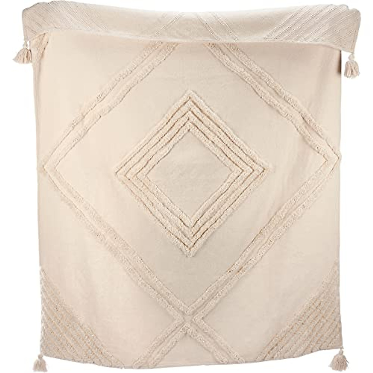 Primitives by Kathy Tufted Diamonds Decorative Throw Blanket