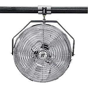TPI PM1.5 Pipe Mount Adaptor for Industrial Mounted Workstation Fan, 1-1/2" Pipe Diameter