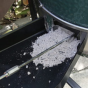 FIRELOOP 20“ Ash Tool Poker for Big Green Egg Grill，Big Green Egg Parts Accessories Ash Tool for Big Green Egg, Kamado Joe and Other Charcoal Grills