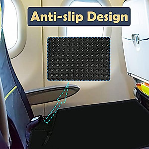 MOEVERLIW Airplane Travel Essentials for Kids, Toddler Airplane Seat Extender, Air Cot for Baby Airplane Travel Accessories, Kids Travel Bed Must Haves