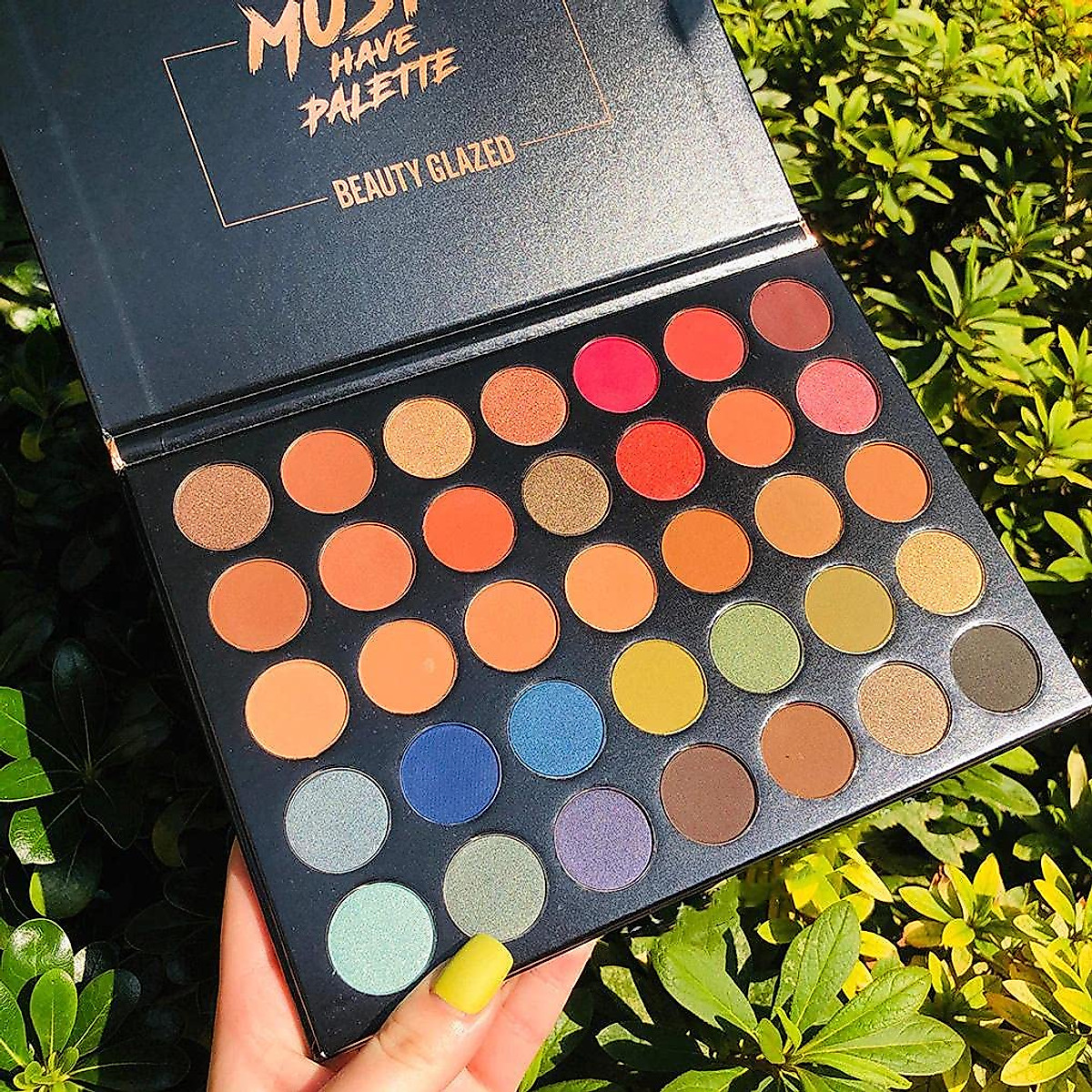 Make Up Eyeshadow Palette 35 Colors Blendable Chunky Pigmented Matte and Shimmer Pop Colors Eye Shadow Powder Waterproof Eye Shadow Palette Cosmetics Christmas Gifts