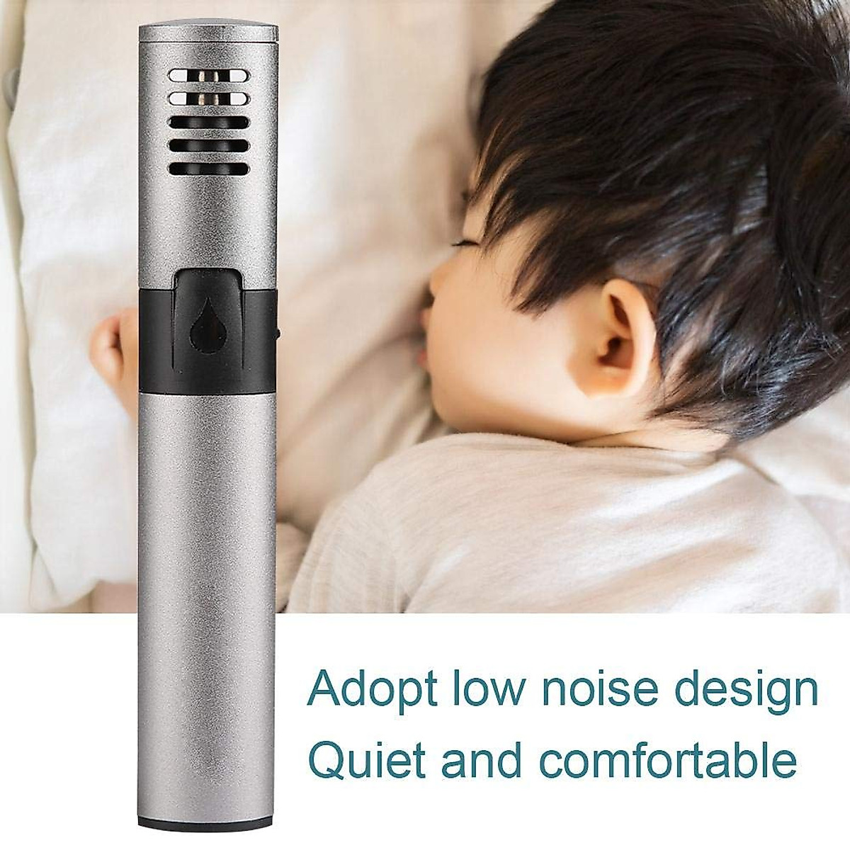 Valentine's Day Carnival Nose Hair Trimmer, Electric Nose Hair Trimmer Portable Nasal Hair Shaver Cutting Machine, USB Charging, Low Noise (Gray)