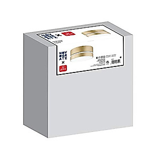 Globe Electric 60754 2-Light Flush Mount Ceiling Light, Soft Gold, Inner Frosted Shade, Ceiling Light Fixture, Light Fixtures Ceiling Mount, Bedroom Lights for Ceiling, Dining Light Fixture