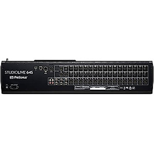 PreSonus StudioLive 64S 64-channel/43-bus digital console/recorder/interface with AVB networking and quadcore FLEX DSP Engine