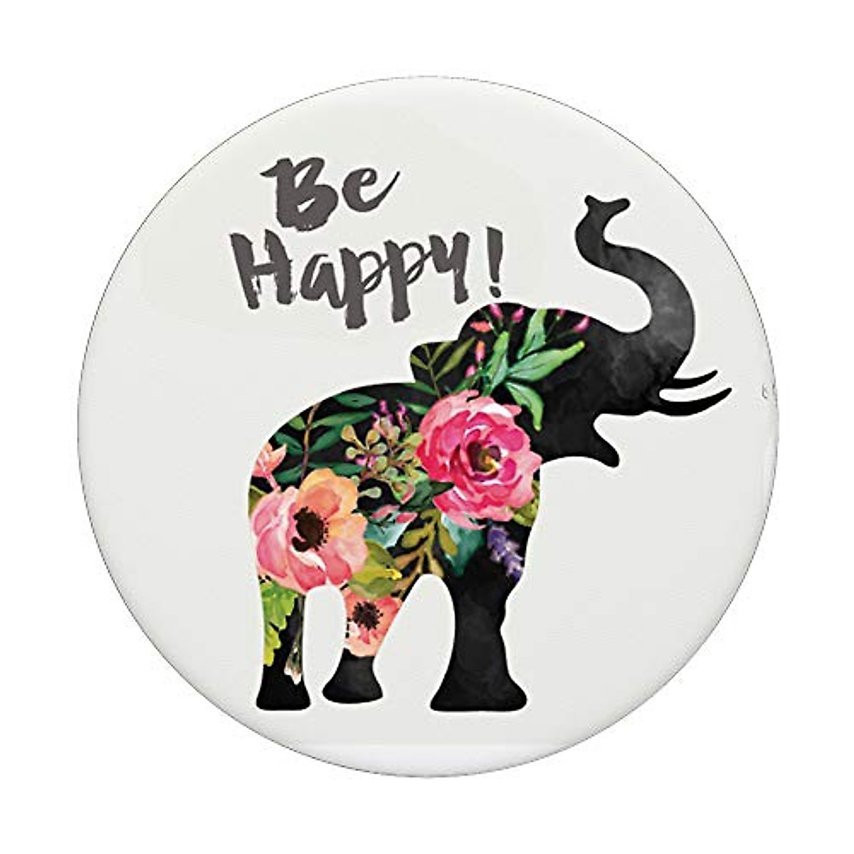 Optimistic Elephant - Phone Mount, Hand Holder Knob 6631 PopSockets PopGrip: Swappable Grip for Phones & Tablets