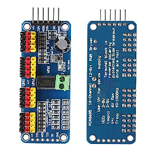 AITIAO 3Pcs PCA9685 16 Channel 12-Bit PWM Servo Motor Driver IIC Interface Module PCA9685 Controller Module for Robot Raspberry pi