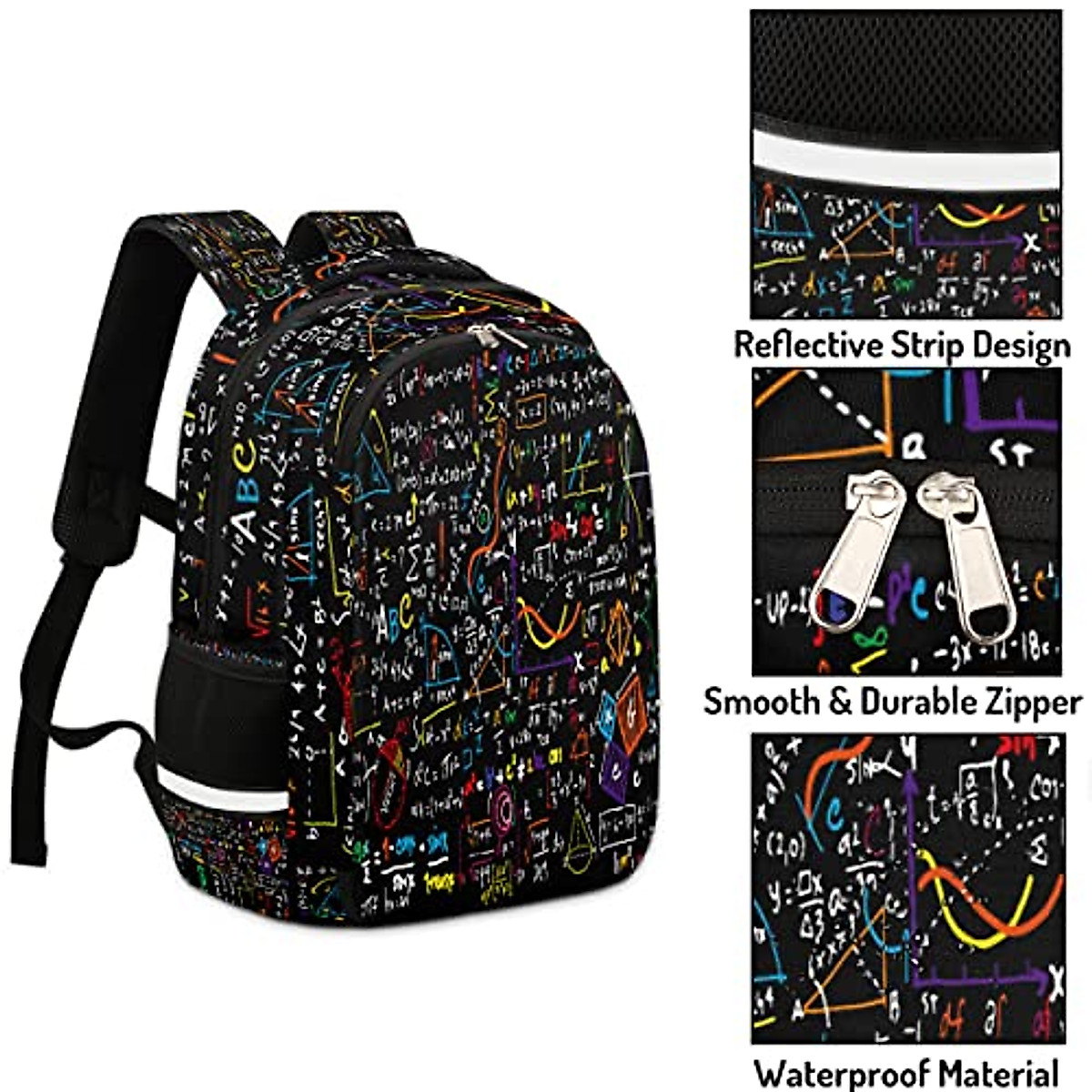 Backpack college Laptop Bookbag, Parrot Middle/High School Bag for Girls Boys Elementary Student Kids Backpack Daypack (Color1092)