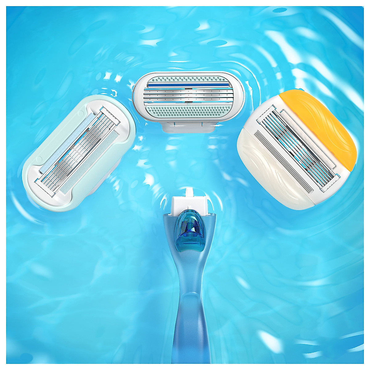 Gillette Venus Original + Gillette Venus Swirl Women's Razor Blades - 4 Refills