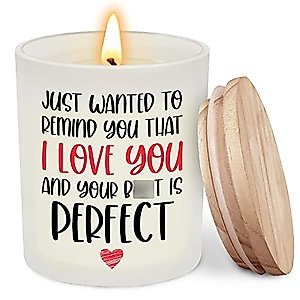 Gifts for Her, Girlfriend, Wife - Anniversary Birthday Gifts for Wife, Wife Birthday Gift Idea - Girlfriend Gifts, Wife Gifts - Romantic Gifts for Her - Funny I Love You Gifts for Her - Scented Candle