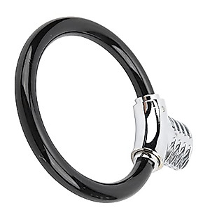 Cycling Cable Lock, Bicycle Lock Compact with 2 Keys for Mountain Bike for Road Bike