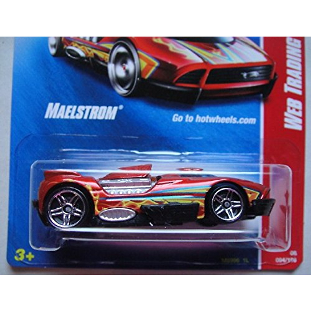 Hot Wheels Web Trading Cars 18/24, Burnt Orange Maelstrom 94/196