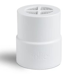 THE JOLIE FILTERED SHOWERHEAD | Clinically Tested, High Pressure Shower Filter For Healthier Hair & Skin | Reduce Hair Shedding, Protect Colored Hair, Soothe Dry Skin, Reduce Dandruff (Brushed Steel)