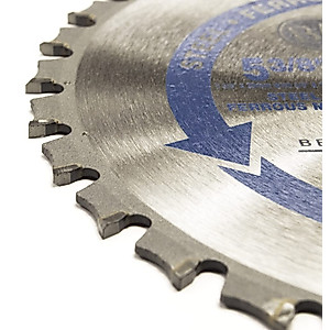 Benchmark Abrasives 5-3/8" TCT Saw Blades, Tungsten Carbide Tipped Circular Metal Cutting Saw Blades for Steel, Stainless Steel, Nickel, Titanium, Ferrous Metals, and Steel Pipe (5-3/8" 30 Teeth)