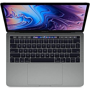 Mid 2018 Apple MacBook Pro Touch Bar with 2.3GHz Intel Core i5 (13.3 inch, 16GB RAM, 1TB SSD) Space Gray (Renewed)