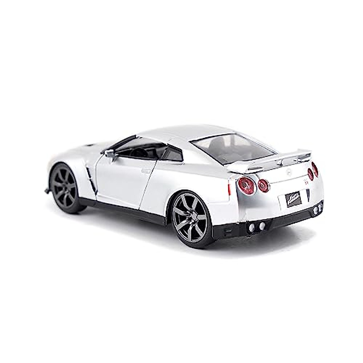 Fast & Furious 1:32 2009 Brian's Nissan GT-R R35 Die-Cast Car, Toys for Kids and Adults(Silver)