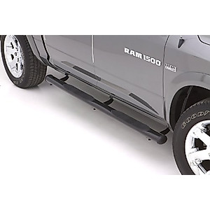 Lund 23510545 Polished Stainless Steel 4" Oval Straight Nerf Bars for 2007-2018 Silverado/Sierra 1500, 2500HD, 3500HD Crew Cab