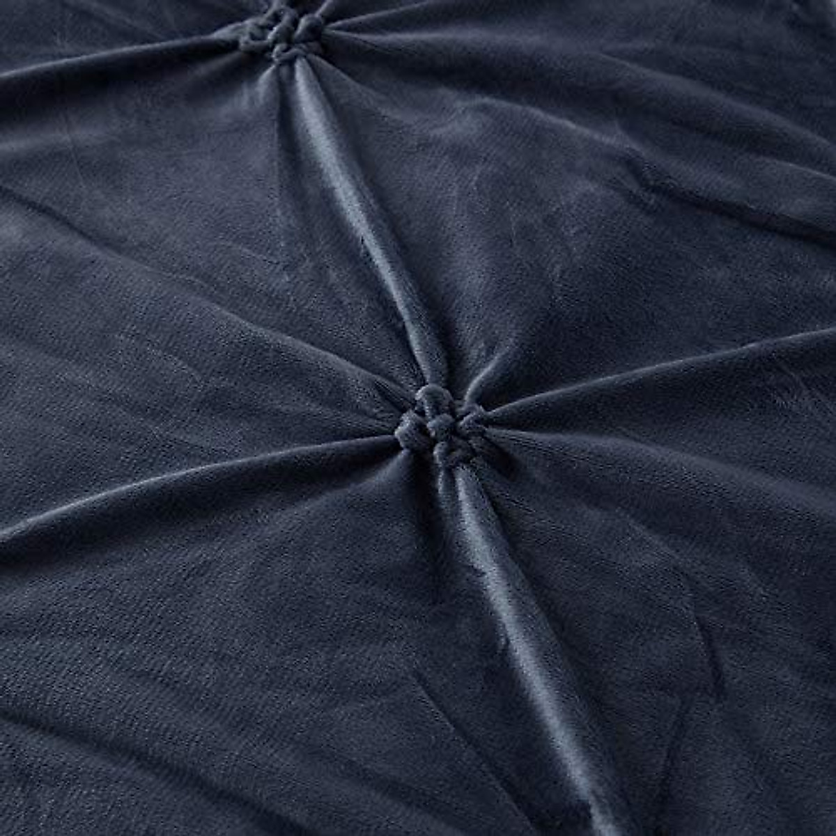 Sweet Home Collection Comforter Set 3 Piece Sherpa Pintuck Pinch Pleat Soft Luxurious Plush All Season Warm with 2 Shams