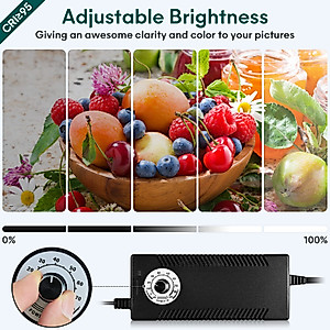 Daguerre 32"x32" Light Box for Product Photography, Professional Large Photo Studio with 3 Stepless Dimming Lights Panels, 210 LED Beads, and 6 Color Backdrops, Perfect Photo Booth Shooting Tent Kit