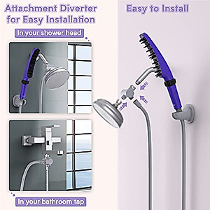 WaterSong Dog Sprayer Shower Attachment (Purple)