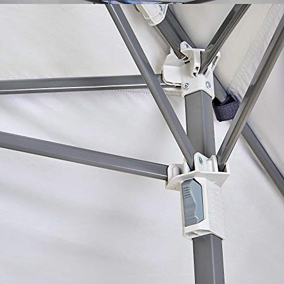 E-Z UP Spectator Instant Shelter Canopy, 13' x 13' with 169 sq ft of Shade, Vented Roof, Gray Dual Tone