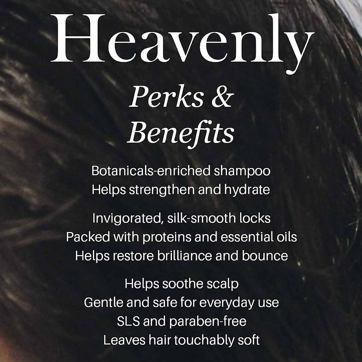 L'ANGE HAIR HEAVENLY Reparative Shampoo - Paraben Free & SLS Free Repairing and Moisturizing Shampoo for Women & Men, Natural Hydrating Shampoo with Aloe Vera, Chamomile, Coconut Oiil (8 Oz)