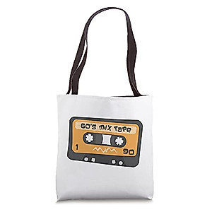 1960s Mix Tape Audio Cassette Tote Bag