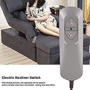 Electric Recliner Controller Double Button, Chair Lift/Electric Sofa Manual Controller, Sofa Recliner Adjustment Remote Control Power Supply 5V