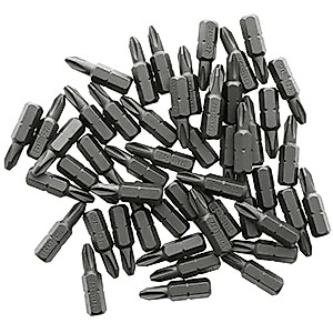 Grabber #2 Reduced Phillips Drywall Screw Driver Bit Tips (50-Pack)