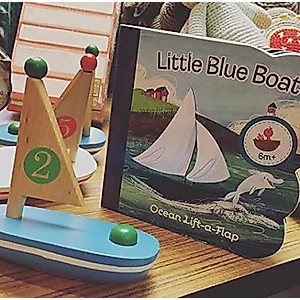 Little Blue Boat Chunky Lift-a-Flap Board Book (Babies Love) (Ocean Lift-a-Flap)