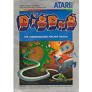 Dig Dug Atari 5200 Instruction Booklet (Atari 2600 Manual ONLY - NO GAME) Pamphlet - NO GAME INCLUDED