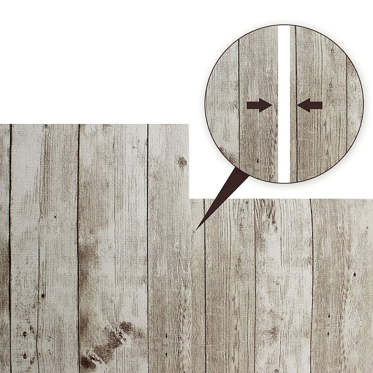 Oxdigi Cream Brown Wood Contact Paper 17.7"x196" Self-Adhesive Film for Kitchen Countertop Cabinet Shelf Peel & Stick Wallpaper Waterproof Removable/Extra Thick: 0.4mm Christmas Decoration