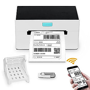 Shipping Label Printer, 160mm/s 4×6 Label Maker with Wireless for Business Home Packages Thermal Printer Supports Amazon, Ebay, Etsy, Shopify, UPS, FedEx, USPS and Many Others