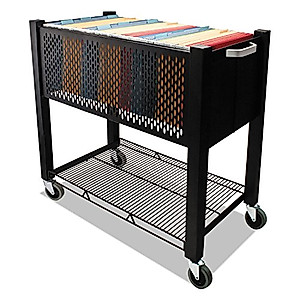 Vertiflex Vf53000 Instacart File Cart, 14-1/4W X 28-1/2D X 27-3/4H, Black