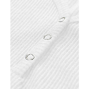 MEROKEETY Women's 2025 Casual Tank Tops Summer Solid Color Ribbed Sleeveless Basic Shirts, White, S