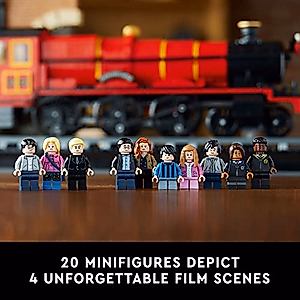 LEGO Harry Potter Hogwarts Express – Collectors' Edition, Iconic Replica Model Steam Train from The Films, Collectible Memorabilia Set for Adults, Celebrate Harry Potter Birthday, 76405