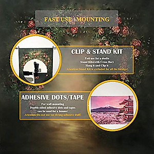 SeekPro 5x7ft Enchanted Forest Photo Background Fairy Tale Magic Big Tree Mushroom Princess Girl Birthday Party Decorations Banner Backdrops for Photography P3520b