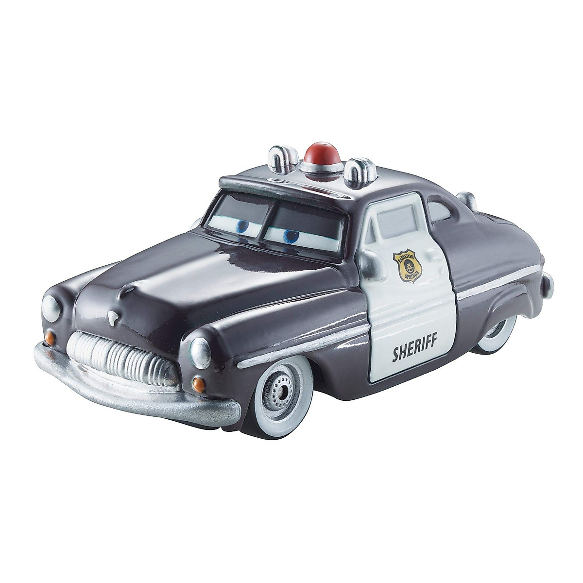 Disney Cars Toys Color Change 1:55 Scale Vehicle, Sheriff